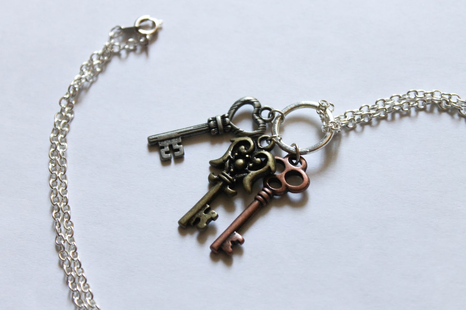 Cook~Love~Craft: DIY 3 Toned Key Necklace