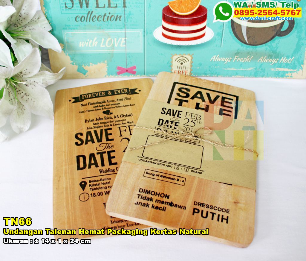 Undangan Pernikahan Simple Unik Harga Murah Elegan | Souvenir Pernikahan