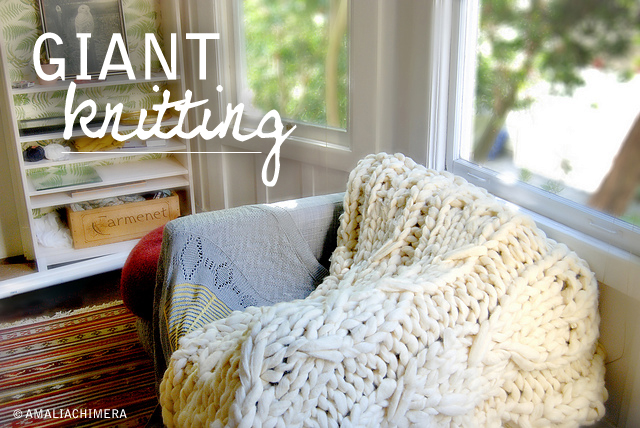 Giant Knitting: Absurd or Awesome? | - Wonder Forest - | Bloglovin’