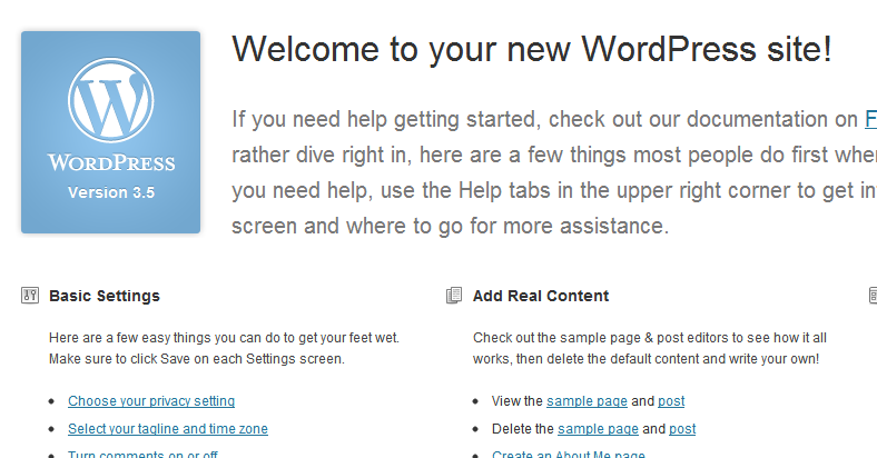 Wordpress Hunter: How to disable Dashboard welcome panel in wordpress?