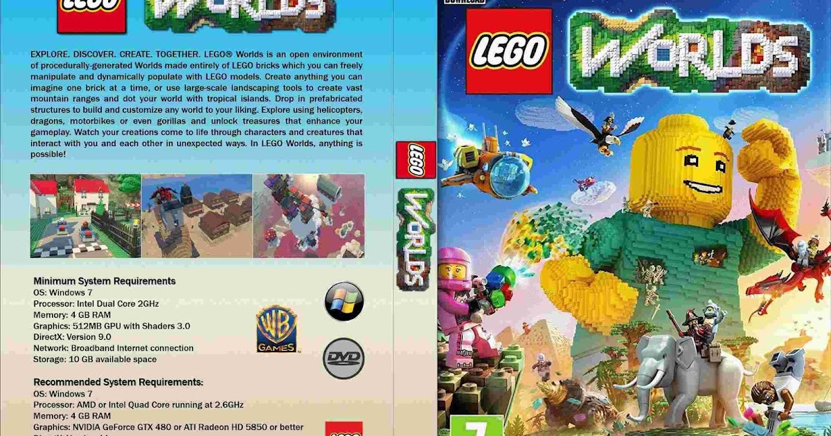Tudo Capas Br2: LEGO Worlds (2017) - Capa PC Game