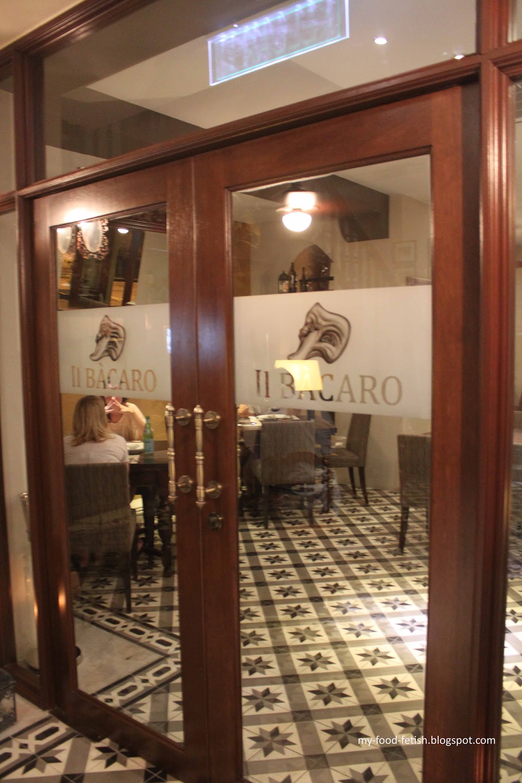 My Food Fetish: Il Bacaro Venetian Restaurant at Campbell House