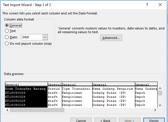 CARA IMPORT FILE CSV KE EXCEL - Maul's Note CARA IMPORT FILE CSV KE EXCEL - Maul's Note