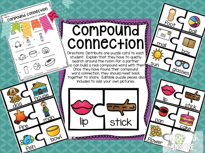 Teacher Deals and Dollar Steals!: Compound Words Activity Packet!