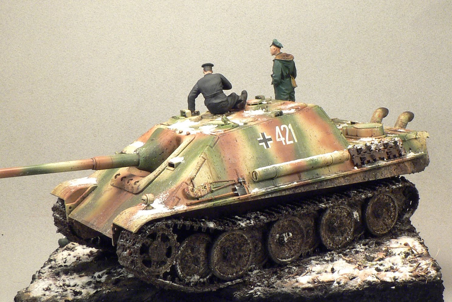 GALERIA: Jagdpanther Tamiya 1/35 Winter scene