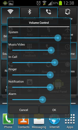 Control Panel para Android ~ Genesis Store