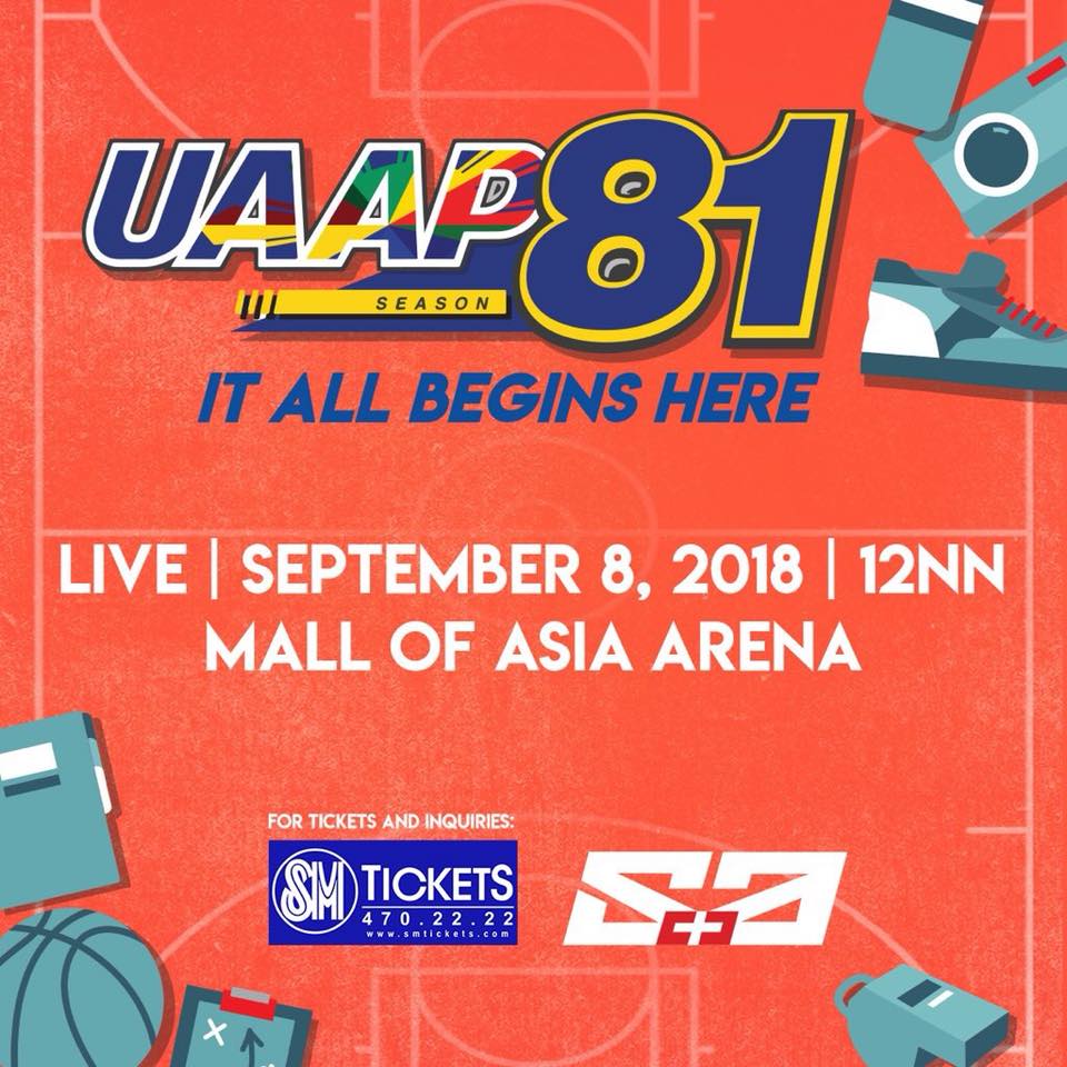 Manila Shopper: UAAP Season 81 Opening at SM MOA Arena: Sept 2018