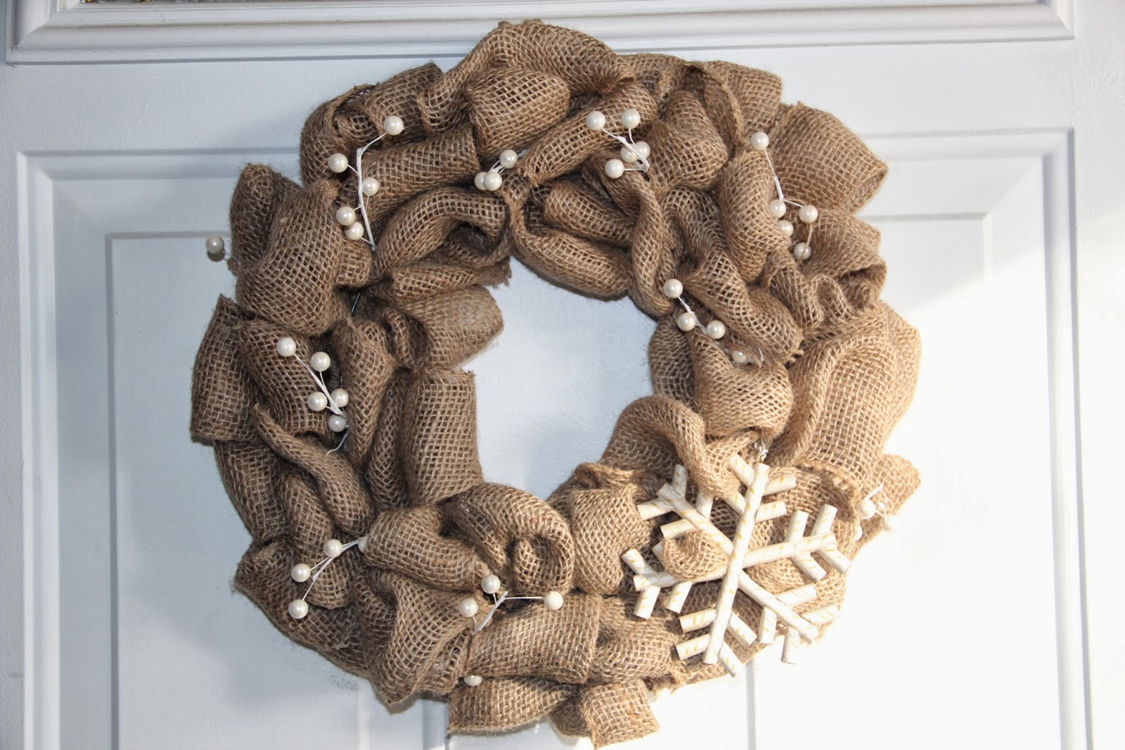Create. Cook. Teach.: Craft Exchange Burlap Wreath