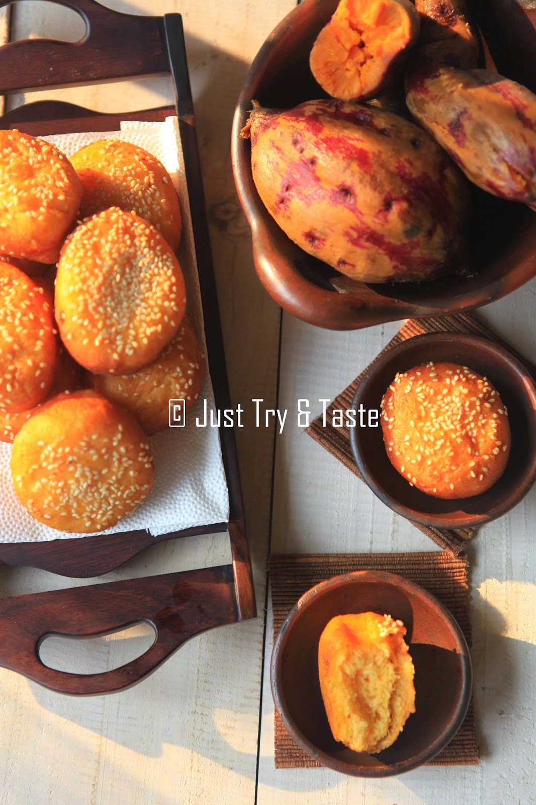 Bolang-Baling Ubi Jalar Jingga | Just Try & Taste