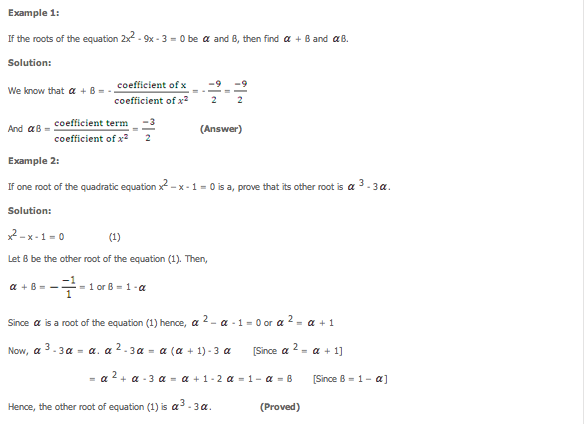 2013 S3-05 Maths Blog: Relation Between Roots & Coefficients of ...