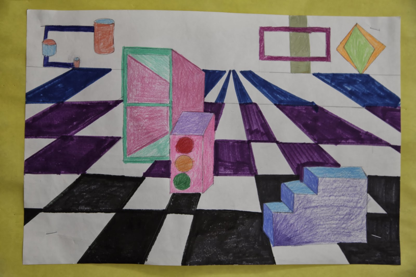 Holy Trinity Art Education! TK-8th: 7th Grade 2 Point Perspective ...