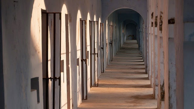 Notorious Andaman cellular Jail (1906) at Port Blair and British India