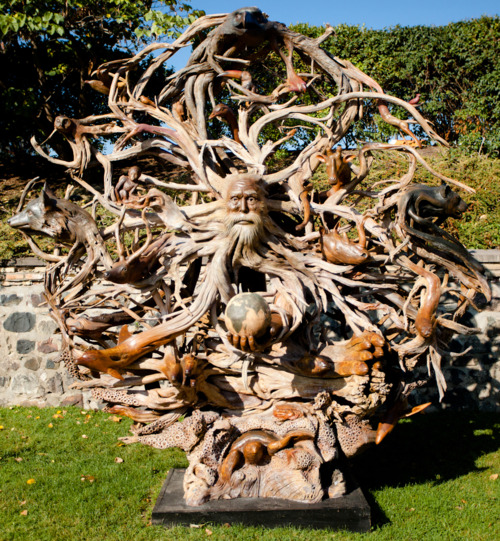 The Elastic Inkwell: A Matter of Time ~ Driftwood Art by Paul Baliker