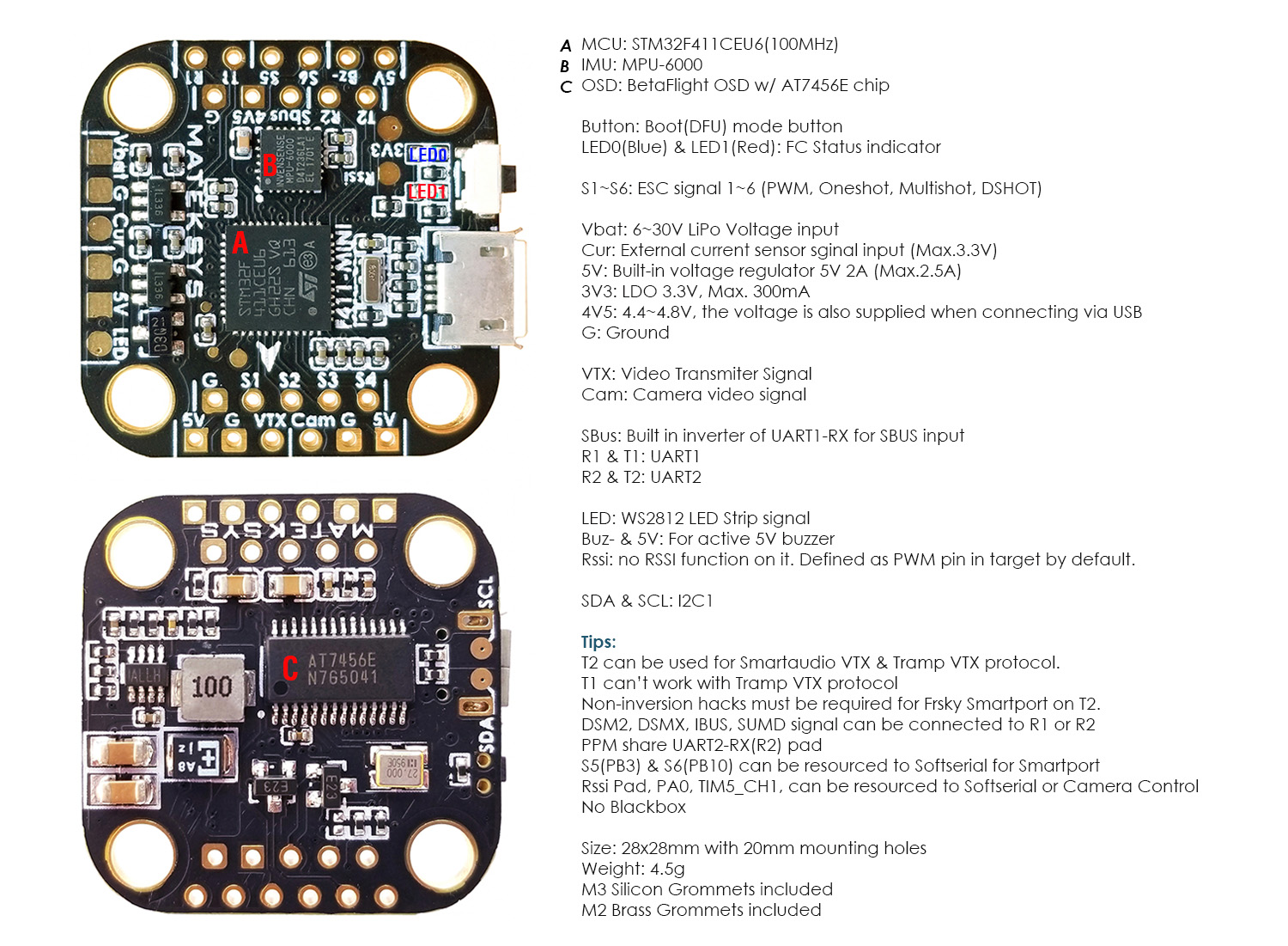 AKIMEM: FC MATEK F411-mini