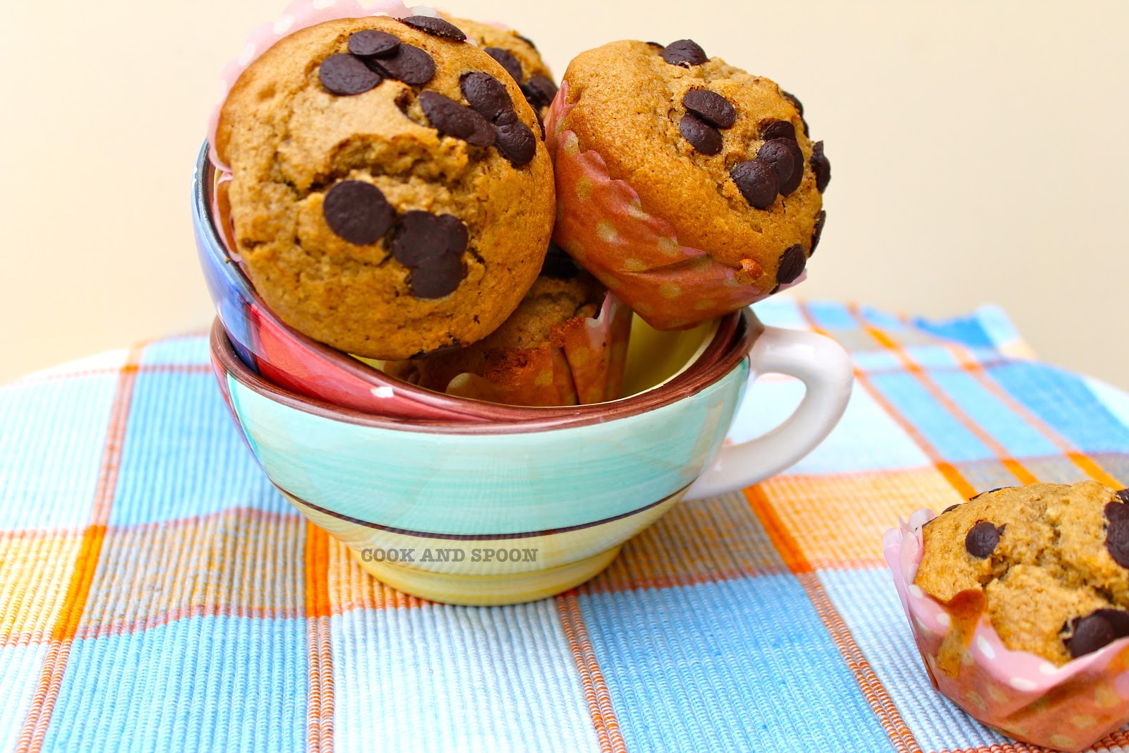 Cook & Spoon: MUFFINS DE CAFÉ CON PEPITAS DE CHOCOLATE