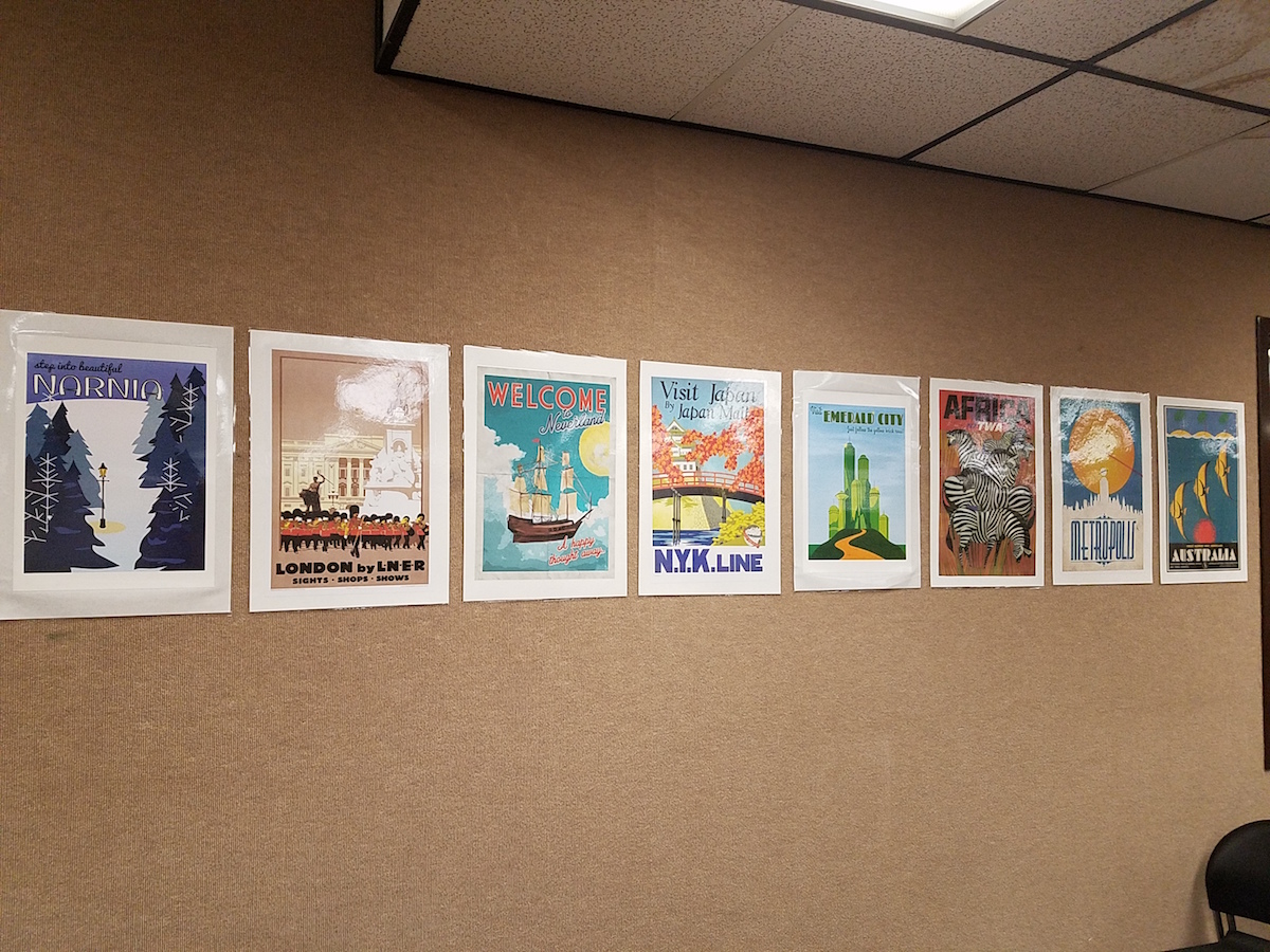 Literary Hoots: School Library Decor: Where Will Reading Take You ...