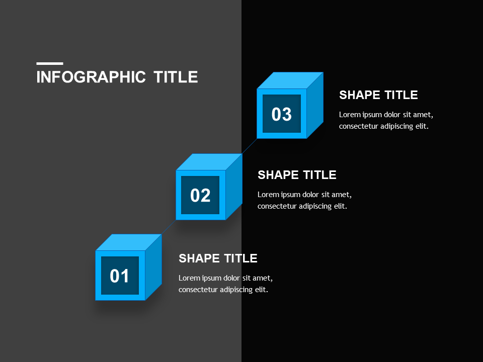 3D Block Step PowerPoint Templates - PowerPoint Free