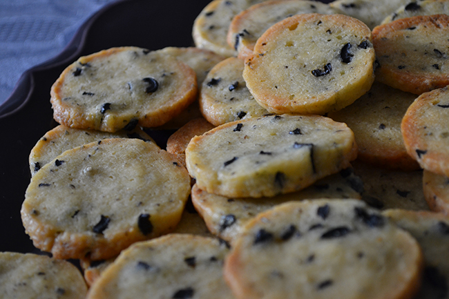Un Grain d'Naïs: Sablés aux olives et au gorgonzola