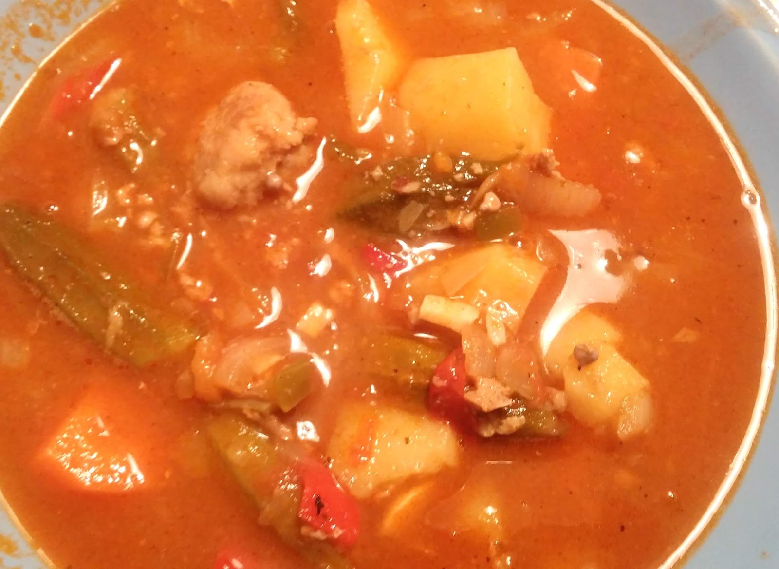 Slatko-slani kutak: Bamja sa ćuftama