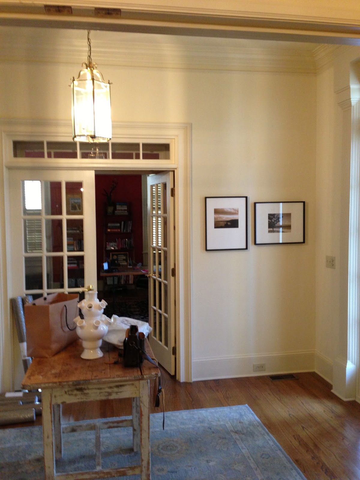 BEFORE AND AFTER OF THE FOYER - design indulgence