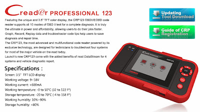 Launch X431 Auto diagnostic tools: Launch CRP123 and Launch CRP129