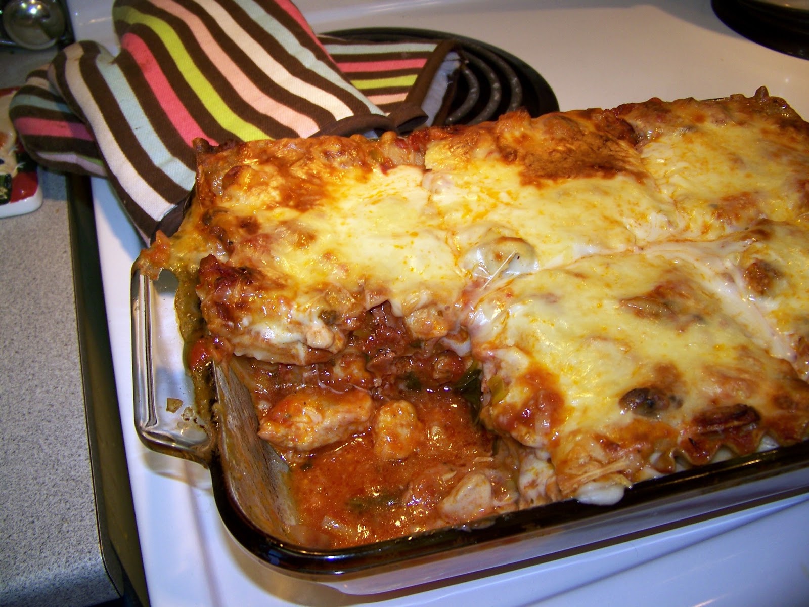 Lasagne au poulet Cacciatore