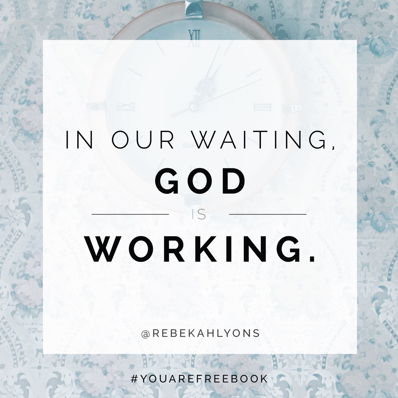 God is working in the Waiting