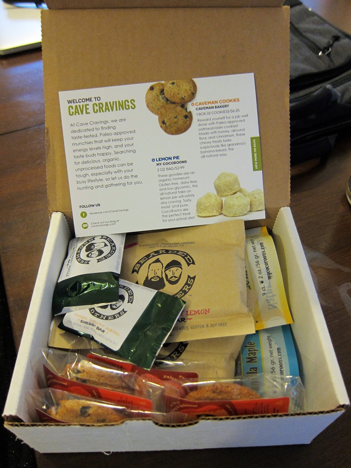 Jes' CrossFit Blog: Cave Cravings' Paleo Snack Box Service Review