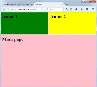 -::New technologies::-: Nested Frames in HTML