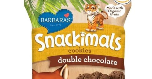 18 Bags of 2.125oz Barbara's Snackimals Chocolate Chip Cookies $7.62 ...