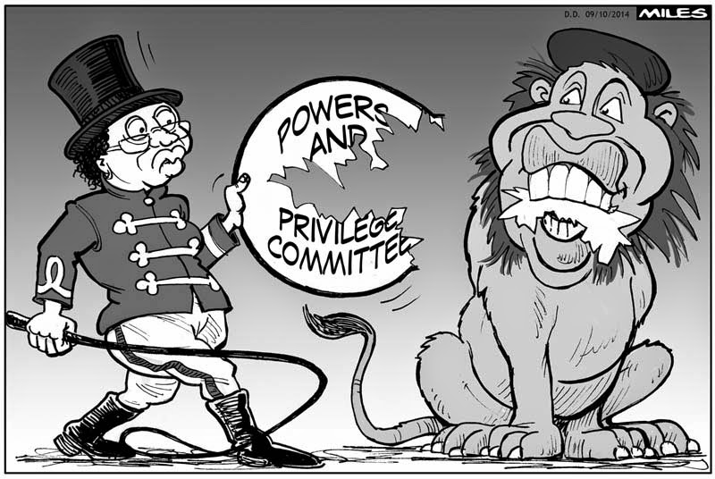 Cartoons by Miles: Jumping through.... whoops!