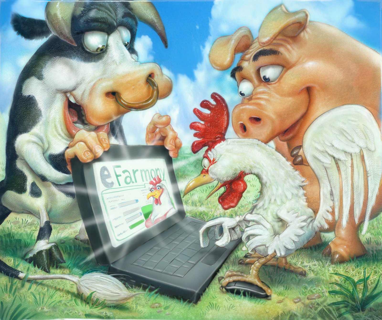 Wallpapers And Backgrounds: Fantastic Cartoon Artwork Set 2