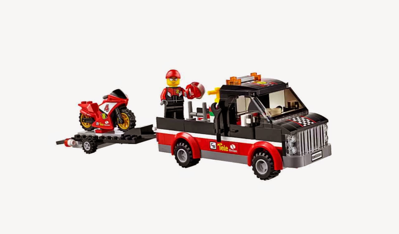 LEGO gosSIP: 061014 LEGO 60084 Racing Bike Transporter box art and pictures