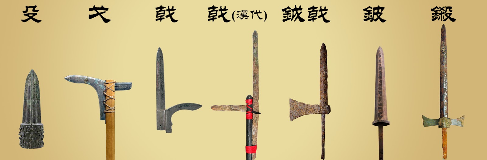 Telling apart Chinese polearms: a quick visual guide (updated 7 June ...