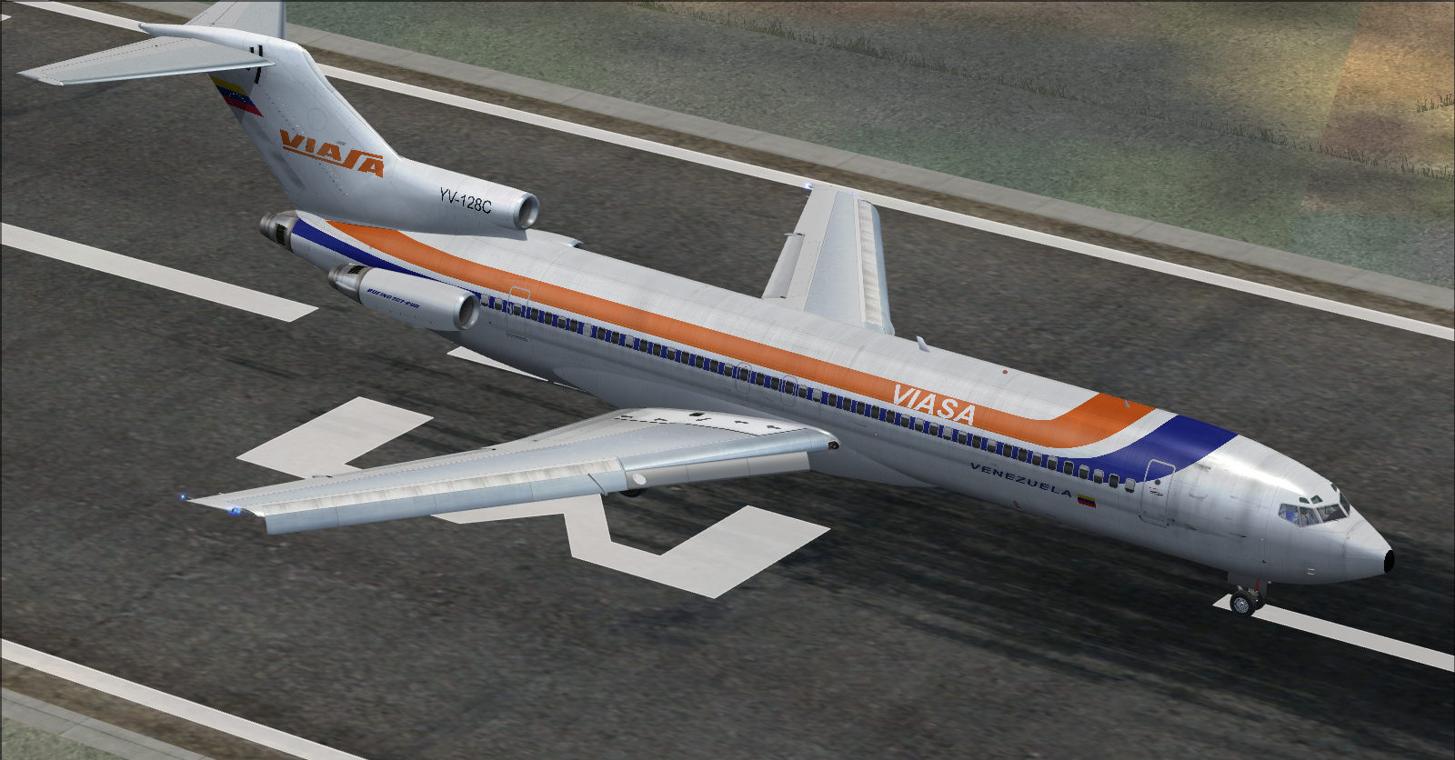 [FS2004/FSX/P3D] TDS Boeing 727-200 Viasa Iberia Livery YV-128C