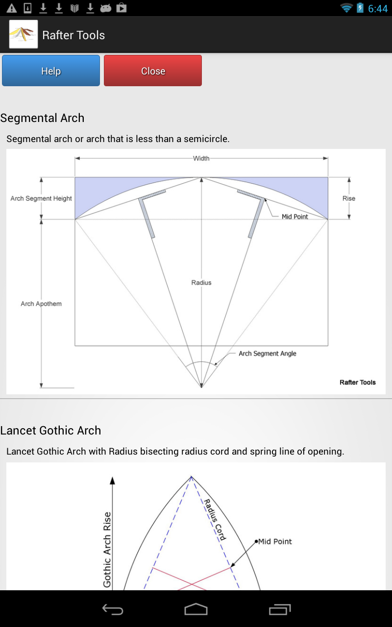 Roof Framing Geometry: Segmental Arches - Gothic Arches - Lofting ...