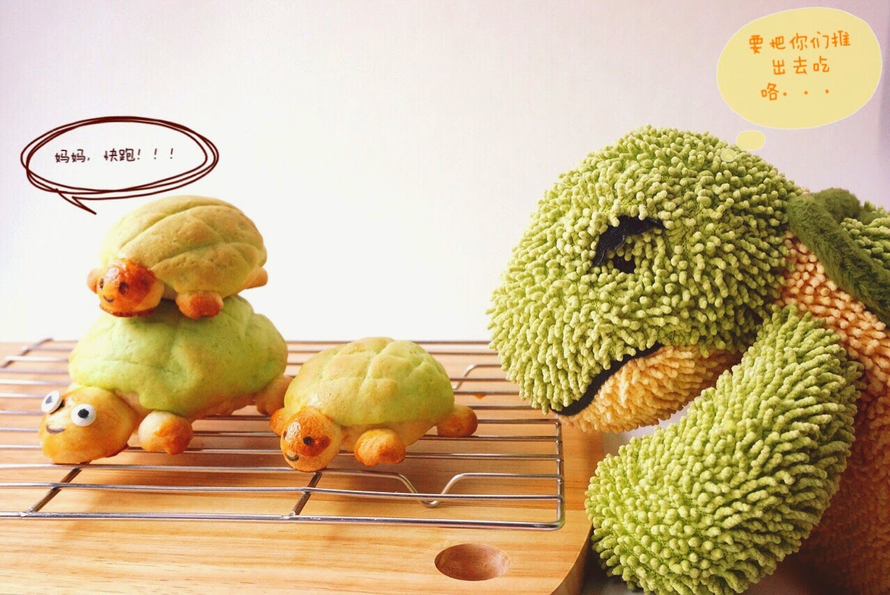 Turtle Melon Pan (Japanese Style Pineapple Bun) ~ Cash Palace
