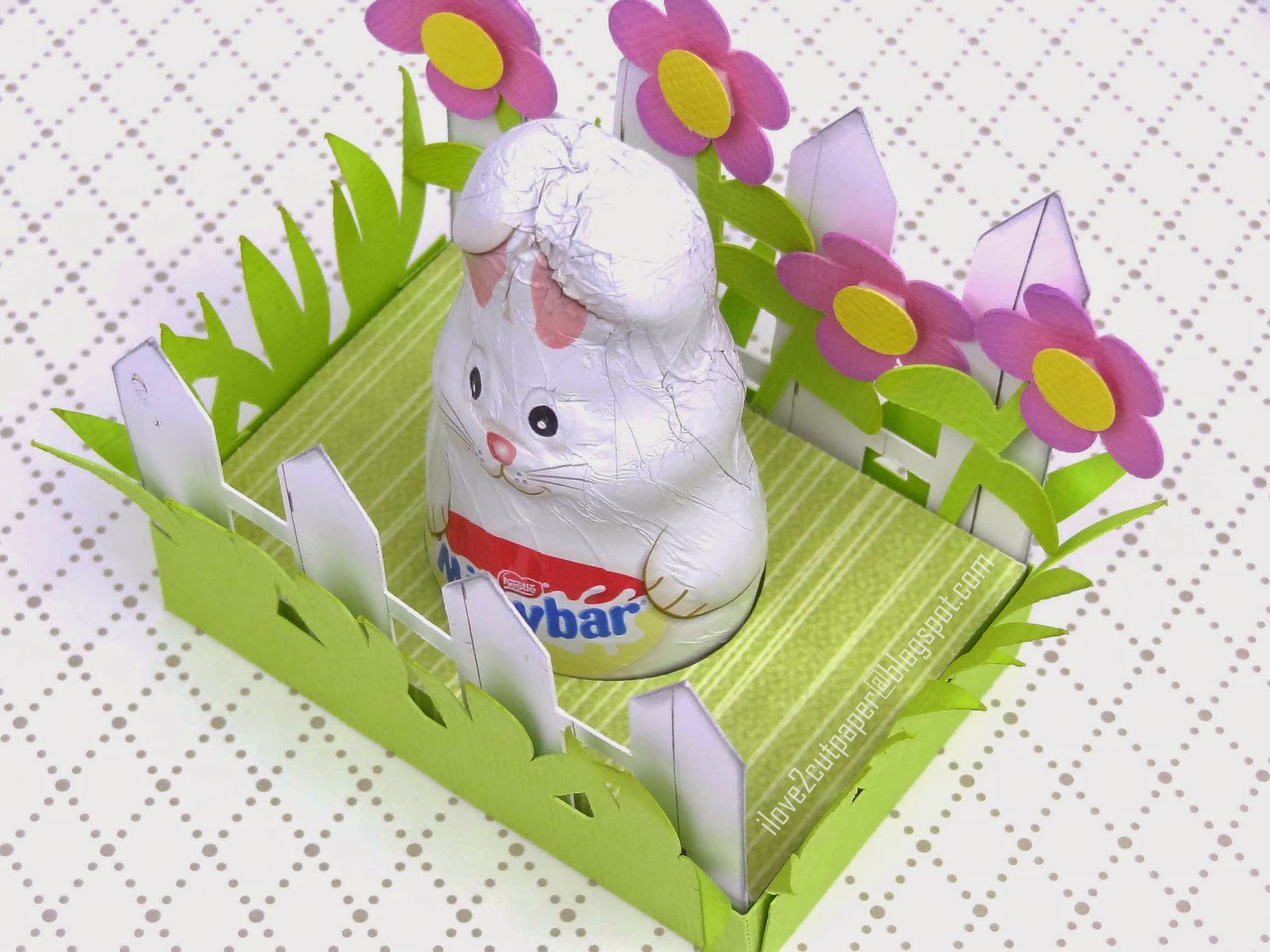 i love 2 cut paper: Easter Bunny Gift Box