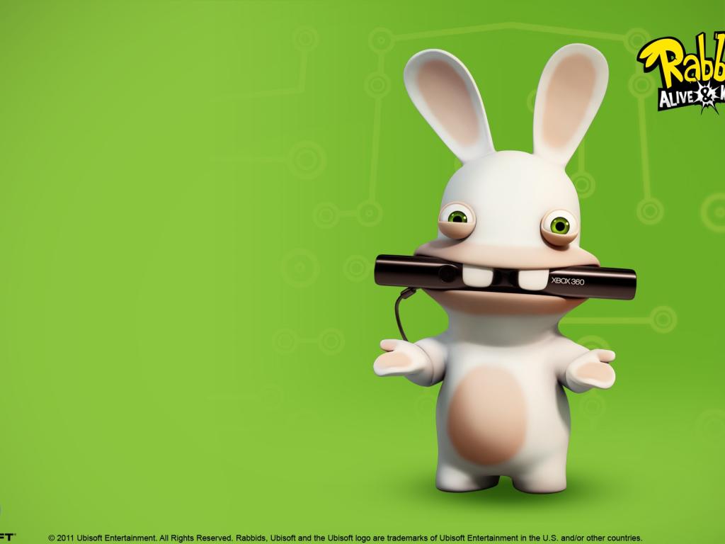gamecube world: Raving Rabbids-Alive and Kicking