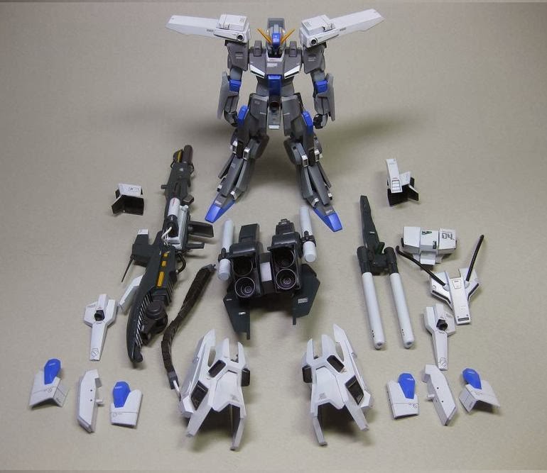 HGUC 1/144 Full Armor ZZ Gundam "FAZZ" - Custom Build - Gundam Kits ...