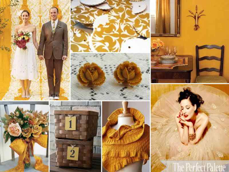 {Rustic Romance}: A Palette of Chocolate, Latte, Mustard + Ivory | The ...