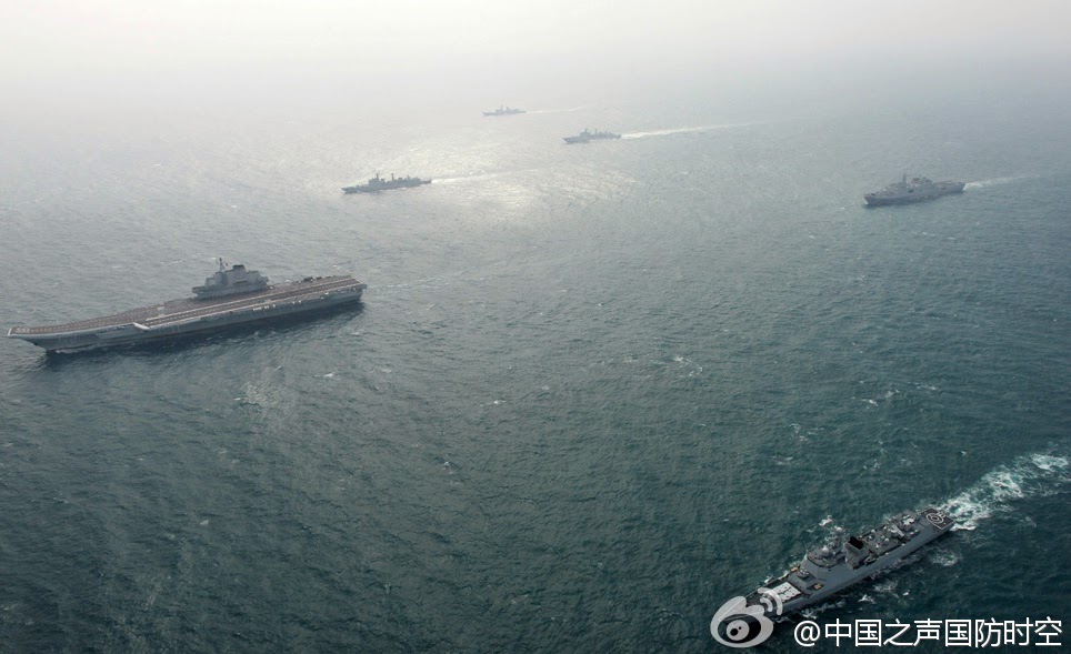 Chinese Carrier Battle Group (CVBG) Formation | Chinese Military Review