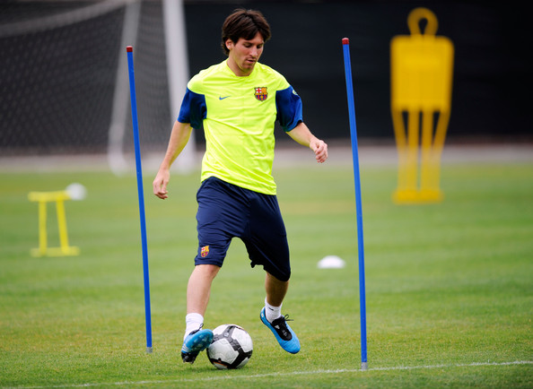 pictures Lionel Messi FC Barcelona Practice