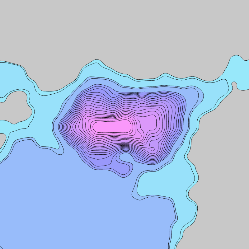 Finding Perlin contours