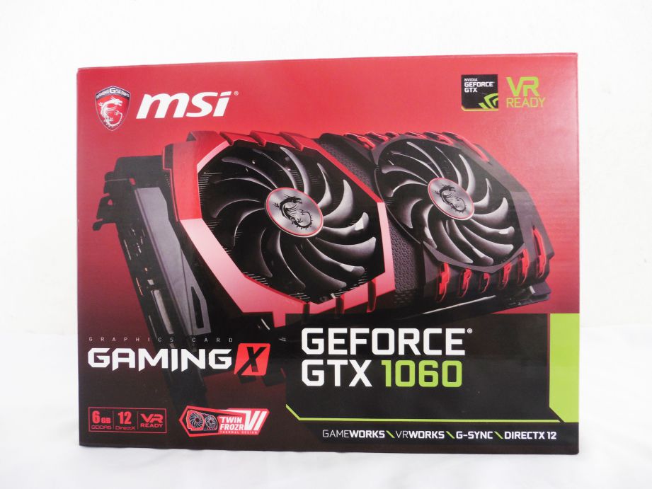 MSI GeForce GTX 1060 Gaming X 6G Review