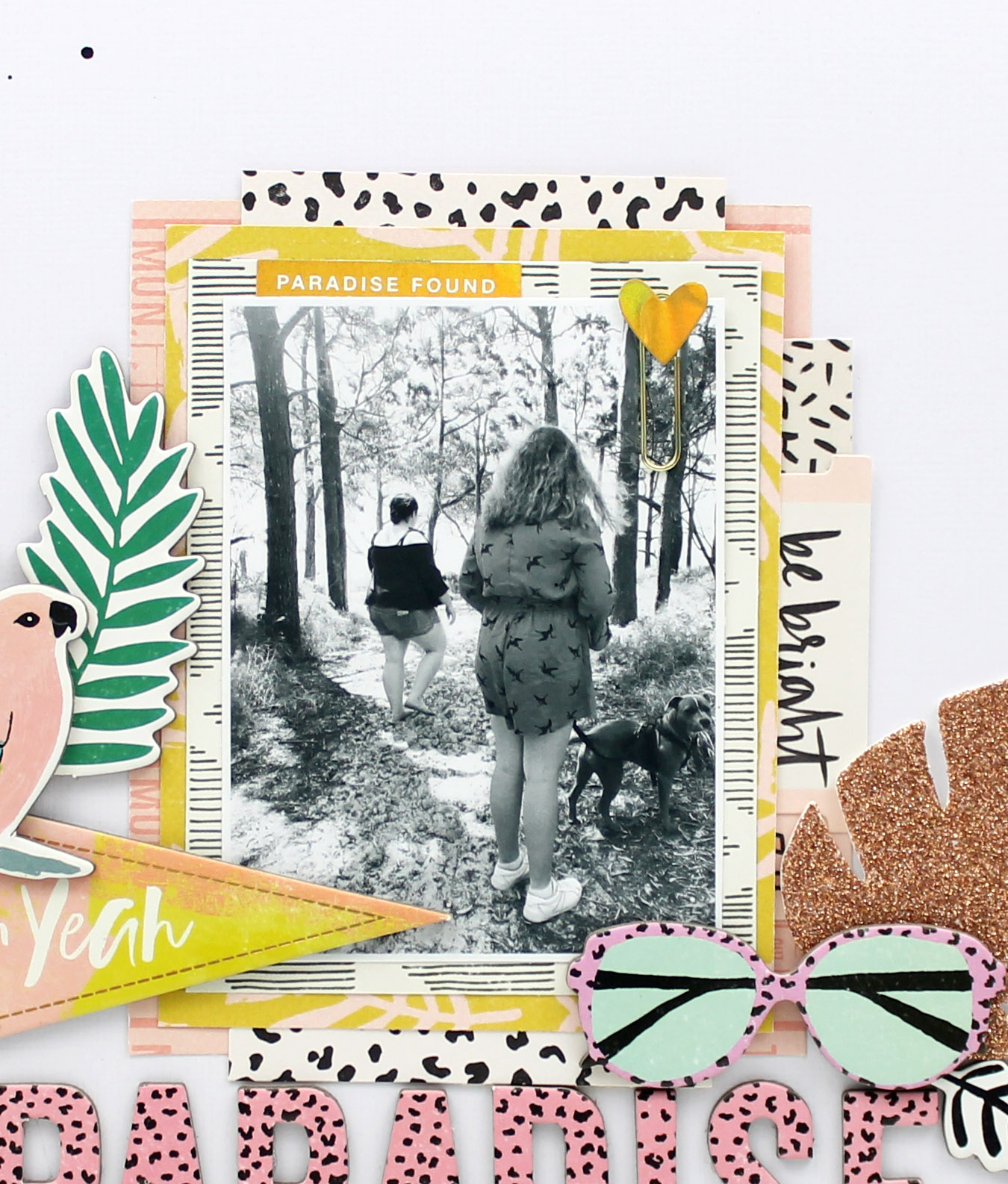 oh yeah paradise layout - Neat and Crafty