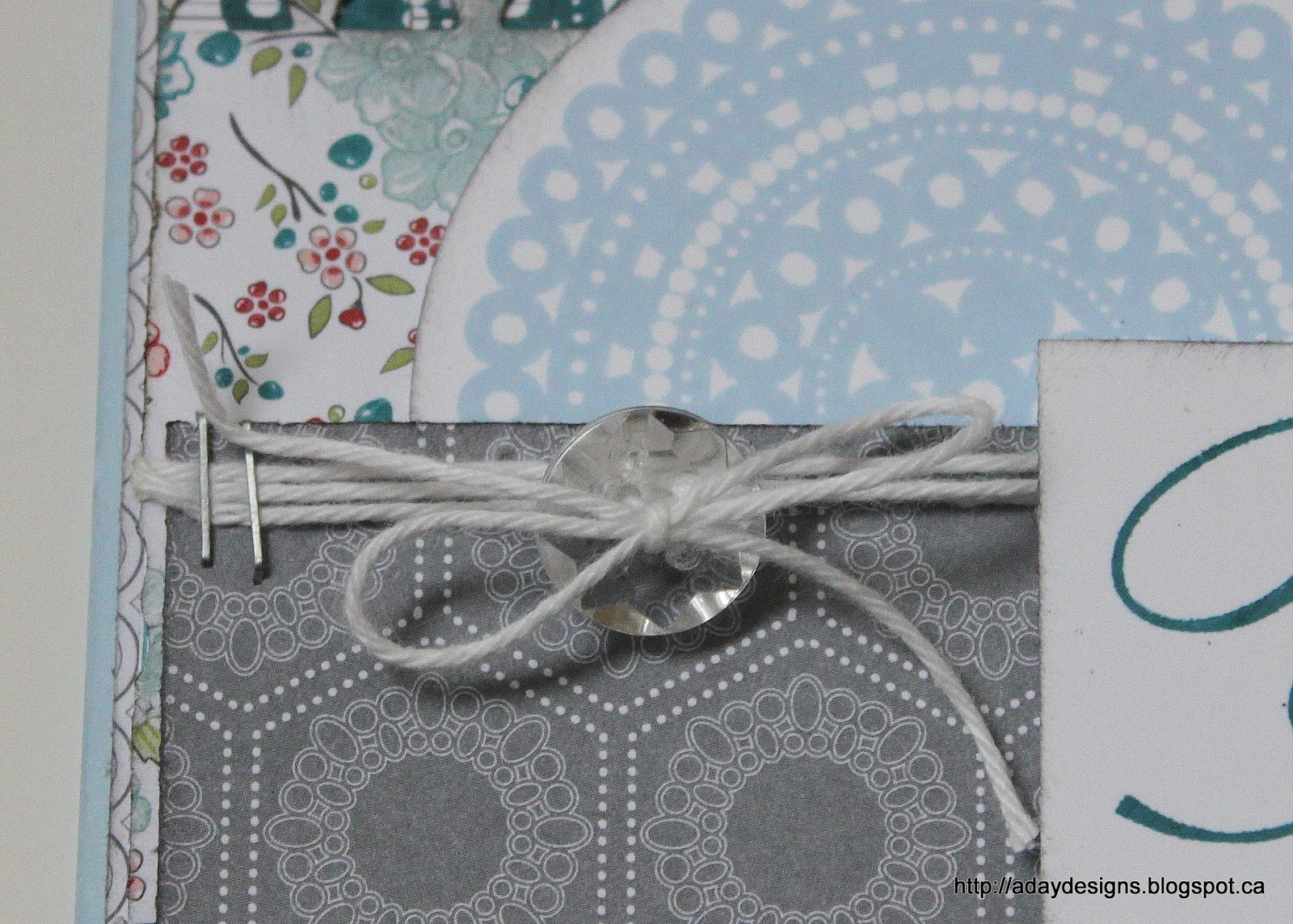 Using Staples on your cards and layouts | Alison Day Designs