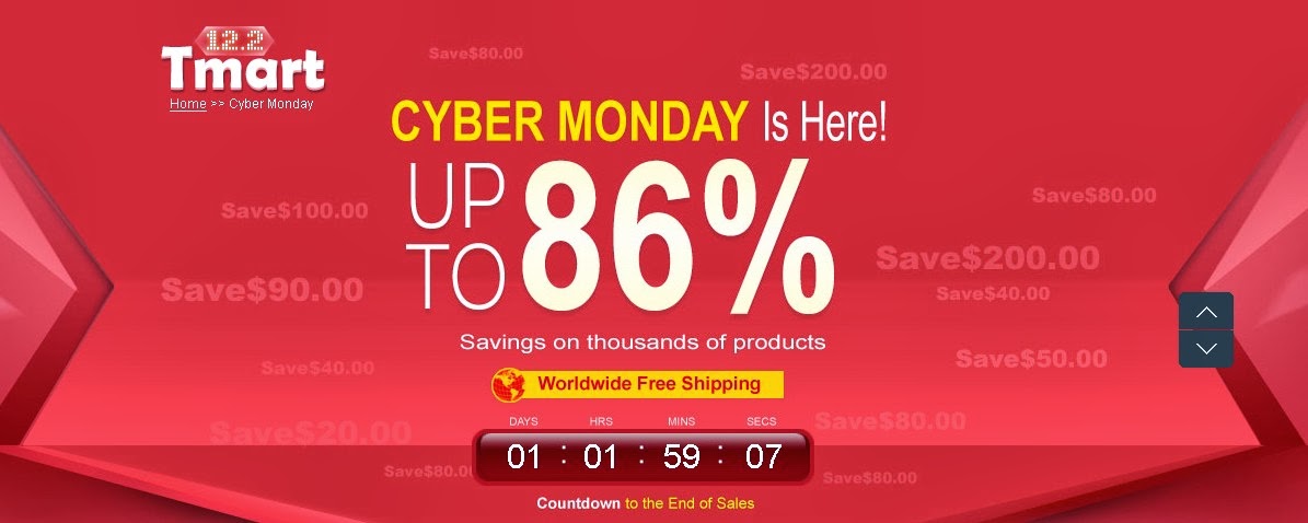 T-mart cyber monday special deals! - eNidhi India Travel Blog