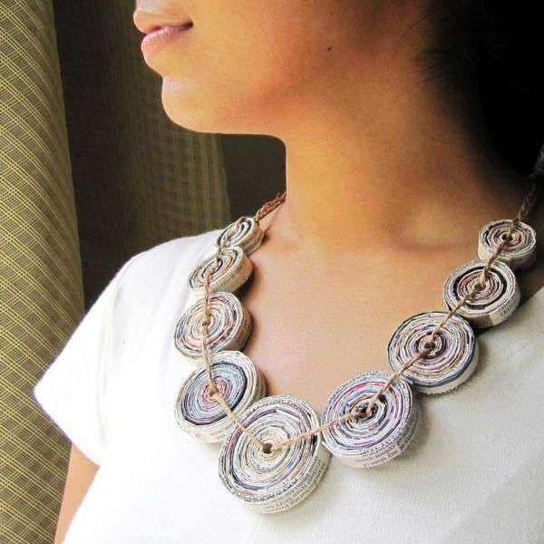 How to Recycle: One of a Kind Recycled Necklaces