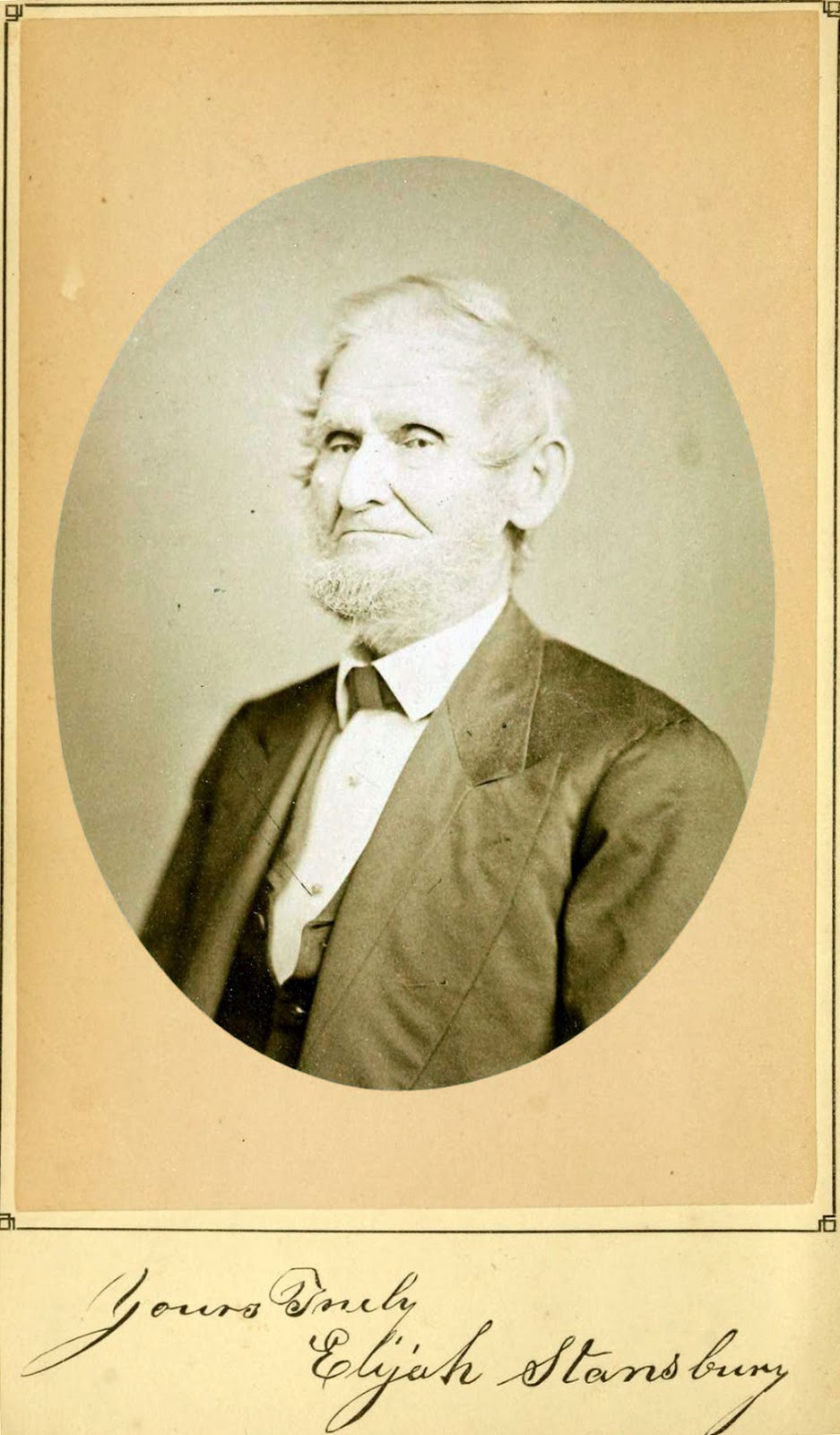 The Portrait Gallery: Elijah Stansbury